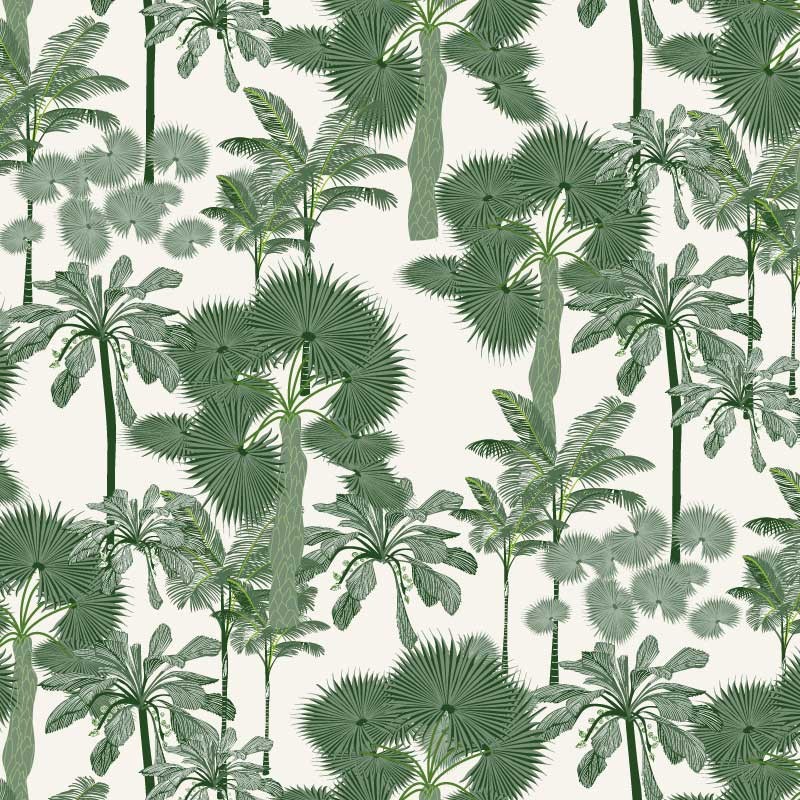 Papier peint Palmier Art déco | Personnalisable